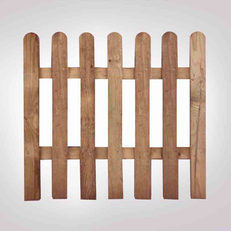 Elite Round Picket Fence Panel - Landscaping - Mick George