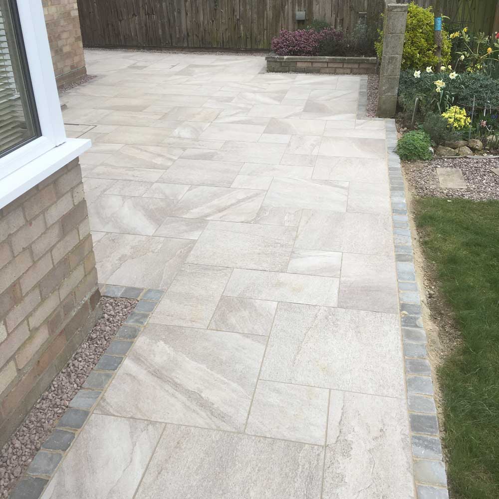 Buff Porcelain - Paving Mick George