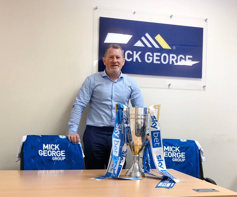 League One Trophy at Mick George HQ - The Mick George Group