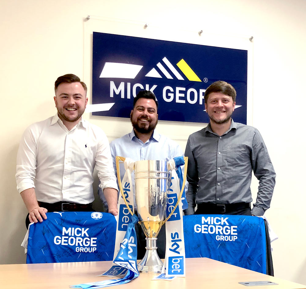 League One Trophy at Mick George HQ - The Mick George Group