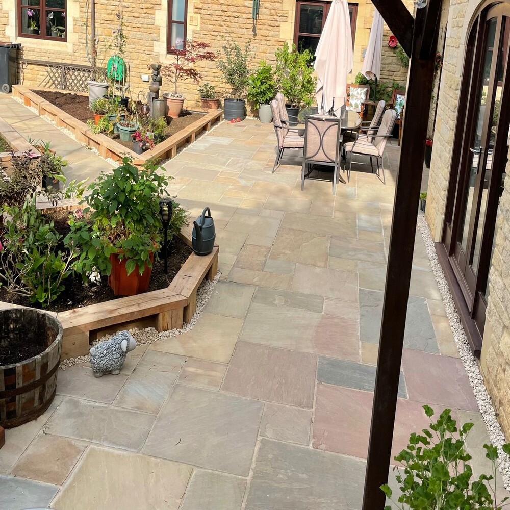 Raj Green Sandstone - Paving - Mick George