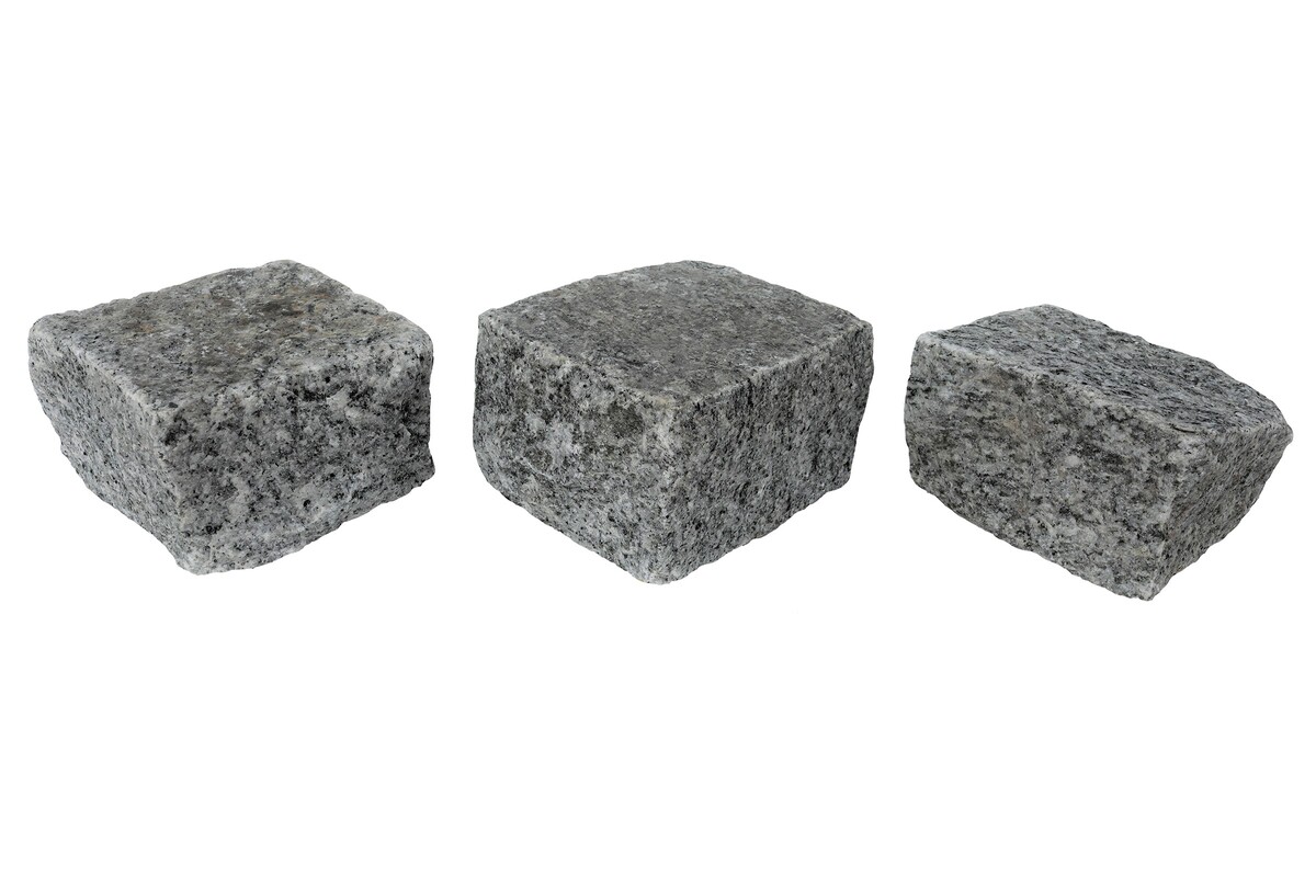 Silver Granite Cobbles - Paving - Mick George