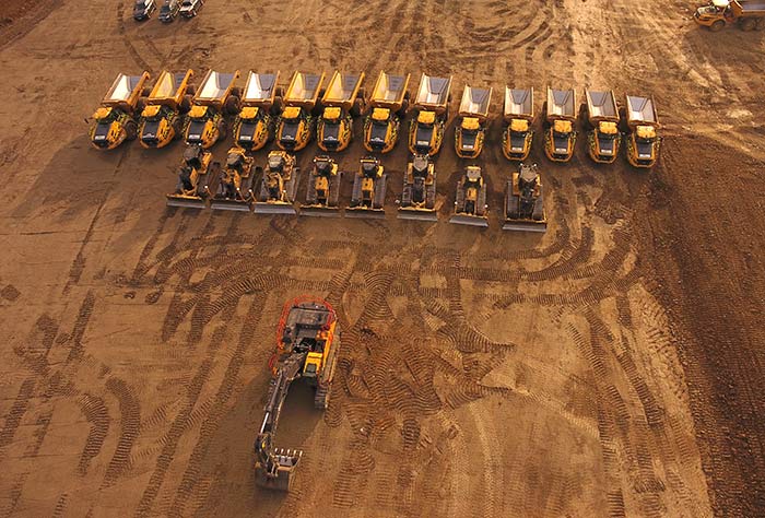 Earthworks Plant | The Mick George Group | Bulk Earthworks Experts