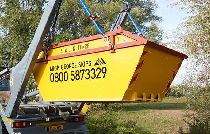 Skip Collection Request - Waste Management - The Mick George Group