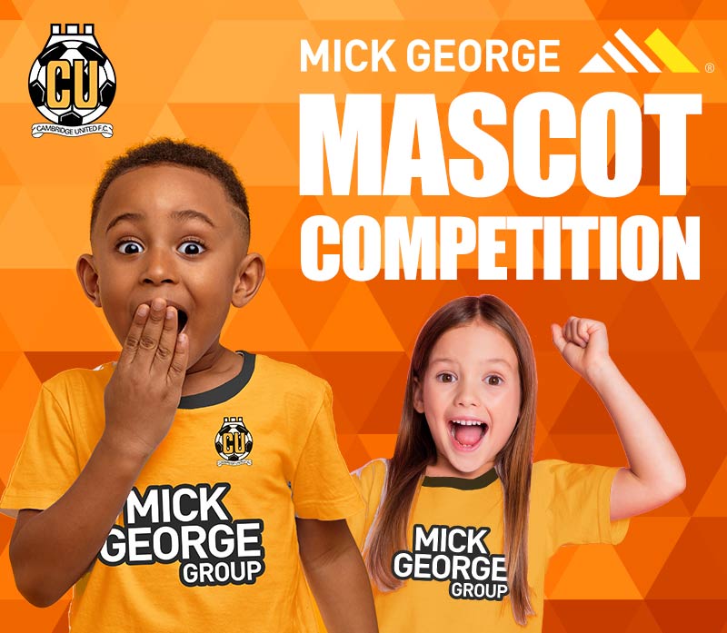 CUFC Mascot Competition - The Mick George Group