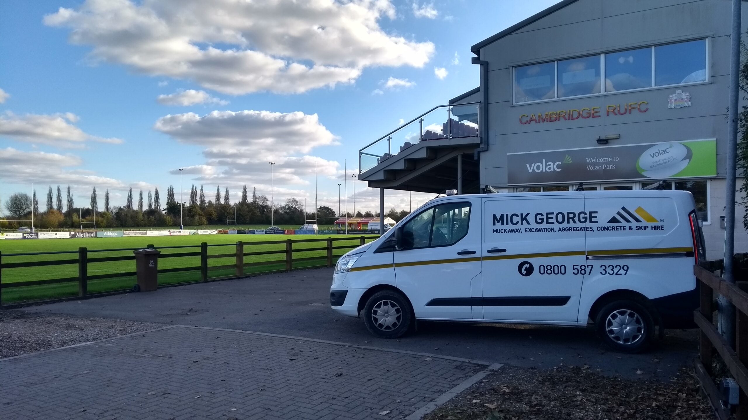 Cambridge Rugby Club Sponsorship 22-23 - The Mick George Group
