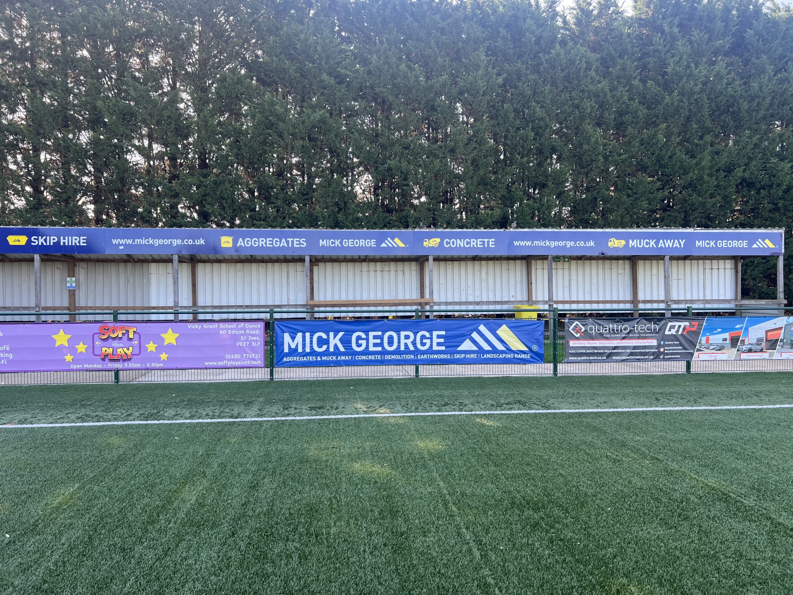 St Ives Town FC Sponsorship Renewal - Mick George - Sponsorship