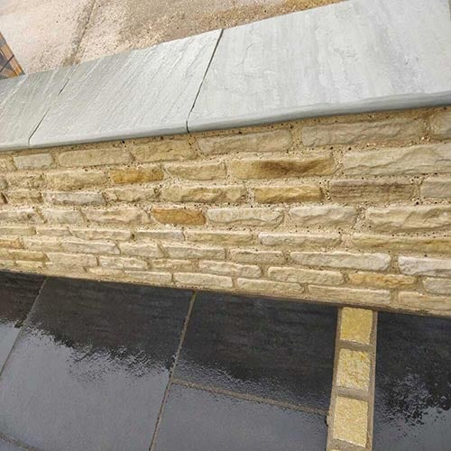 Wall Coping Stones in Thrapston - Landscaping - Mick George