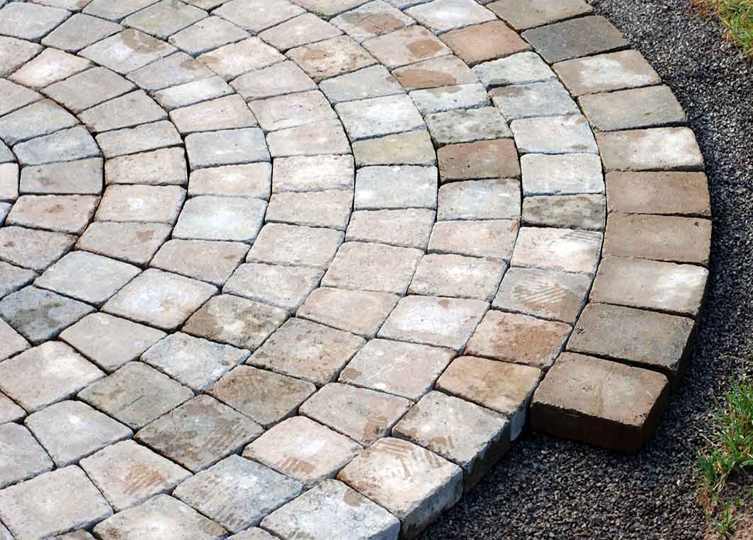 Cobblestones in Loughborough - Landscaping - Mick George