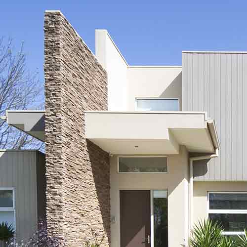 Stone Cladding in Loughborough - Landscaping - Mick George