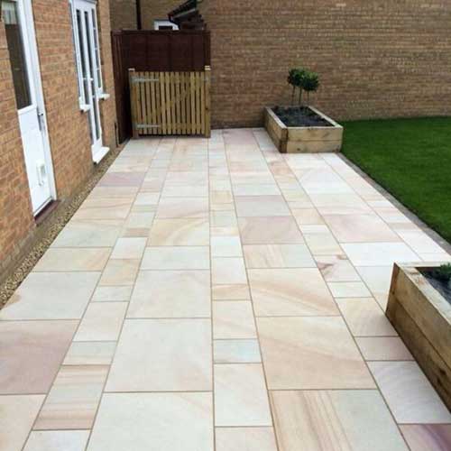 Sandstone Paving in Cambridge - Landscaping - Mick George