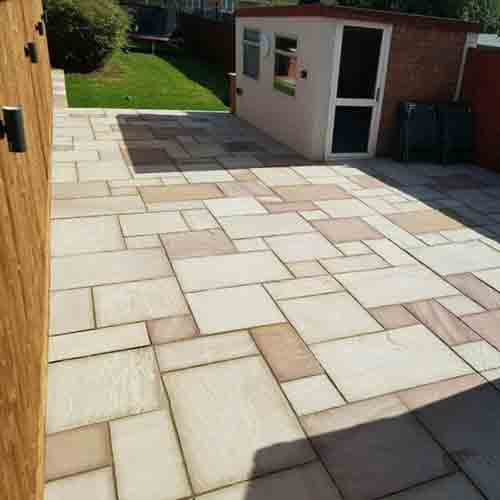 Sandstone Paving in Chatteris - Landscaping - Mick George