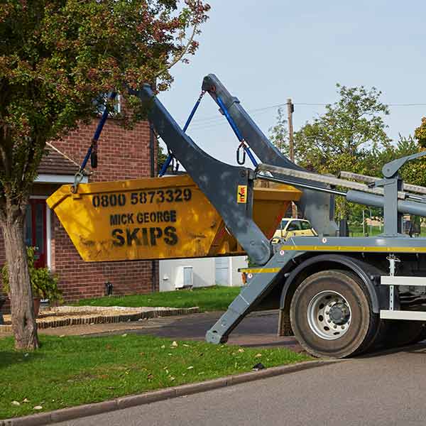 Hiring a skip - Skip Hire - Mick George