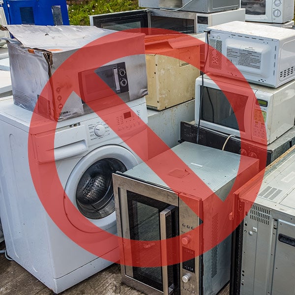 Can You Put Electrical Items in a Skip? - Skip Hire - Mick George