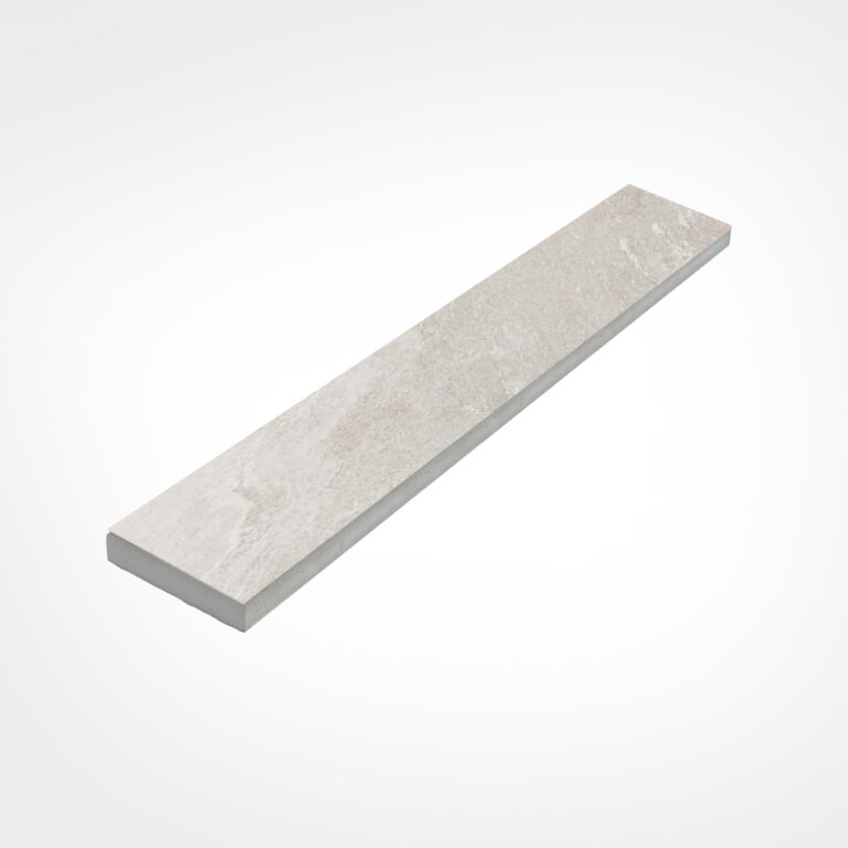 Stone Rock White Porcelain Cobbles - Paving - Mick George
