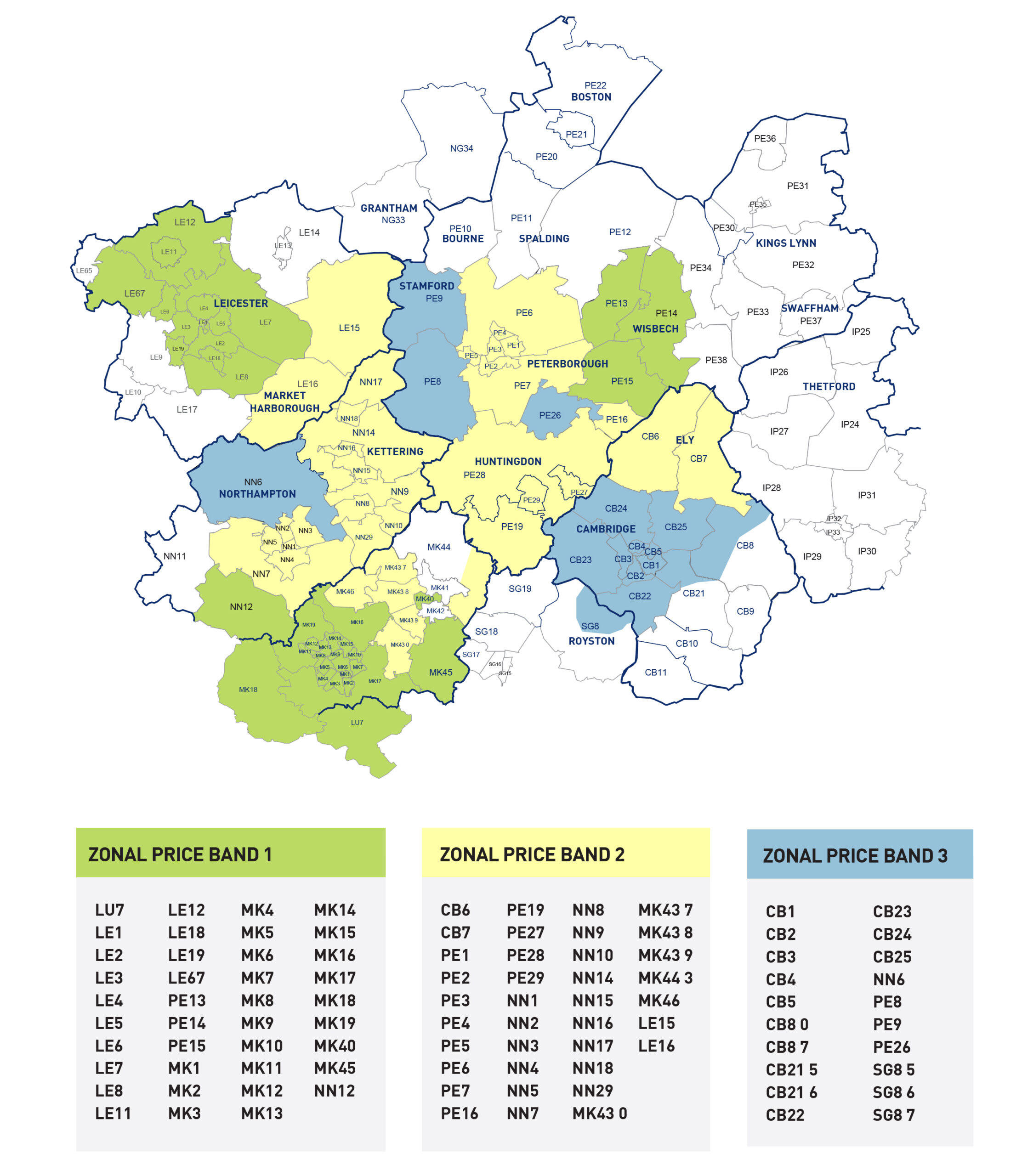 Skip Delivery Areas - Mick George - From £99 - Skip Hire Near Me