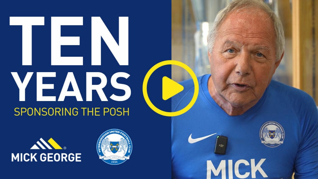 10 Year Sponsors - The Posh and Mick George - Mick George