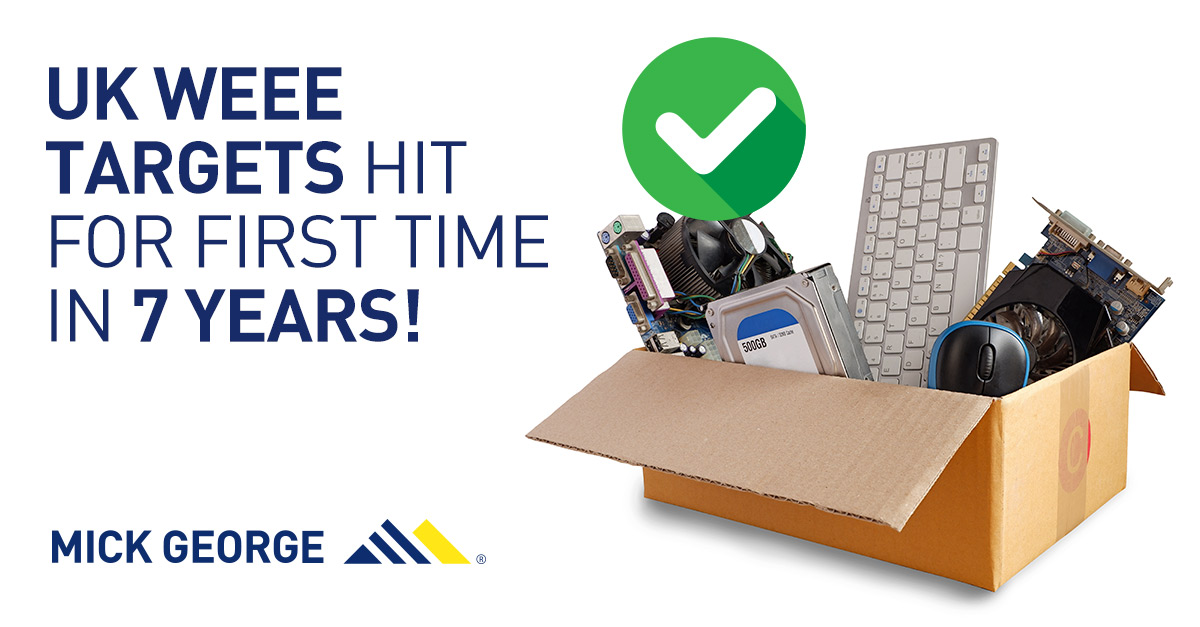 WEEE Target on Track for UK - Mick George