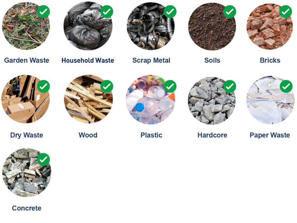 Prohibited Skip Materials - Mick George