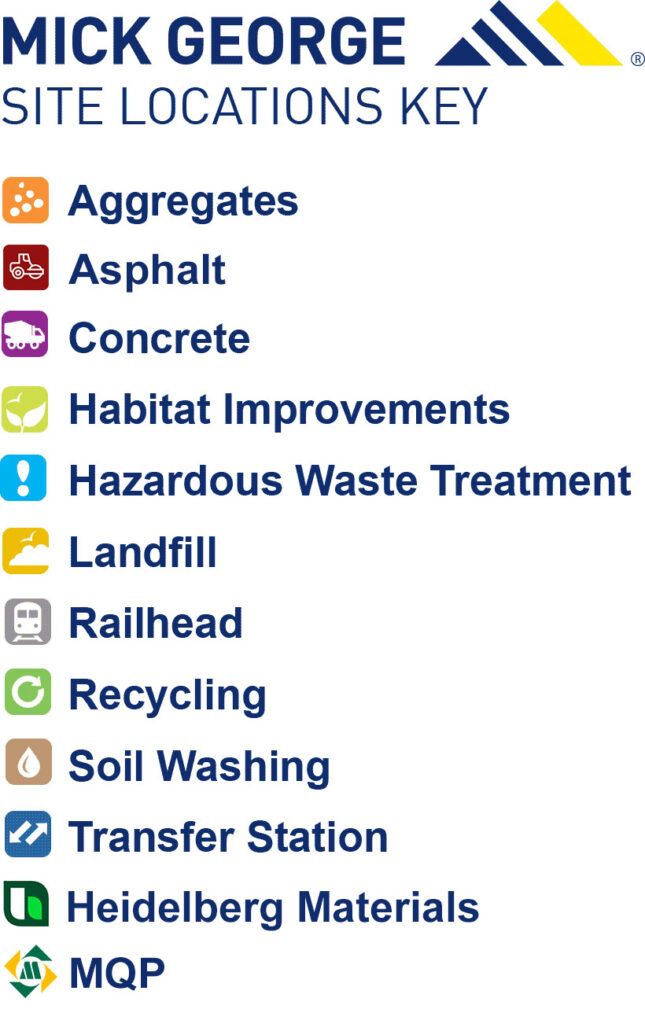 Site Locations - Mick George